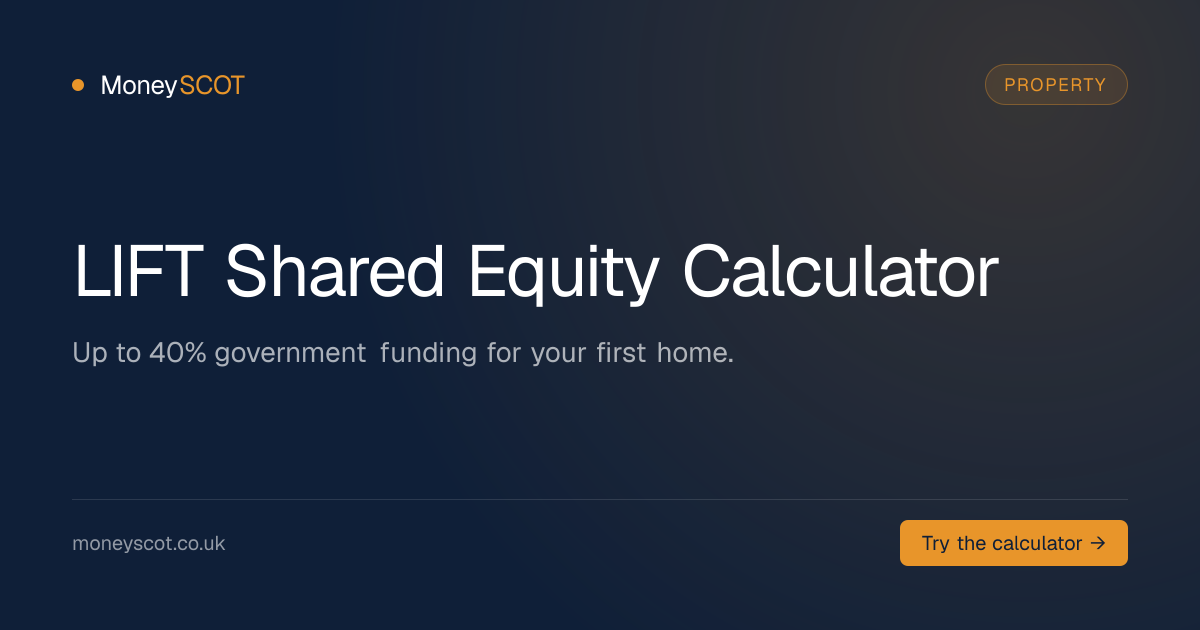 LIFT Shared Equity Calculator Scotland 2026/27 | MoneySCOT